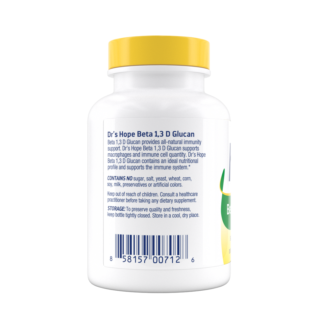 Beta 1,3 D Glucan 200mg – Immune Support & Defense Supplement | Dr's Hope